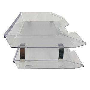 Other | 2 Tier Letter Tray Side Load File Organizers Set Of 2 | Poshmark